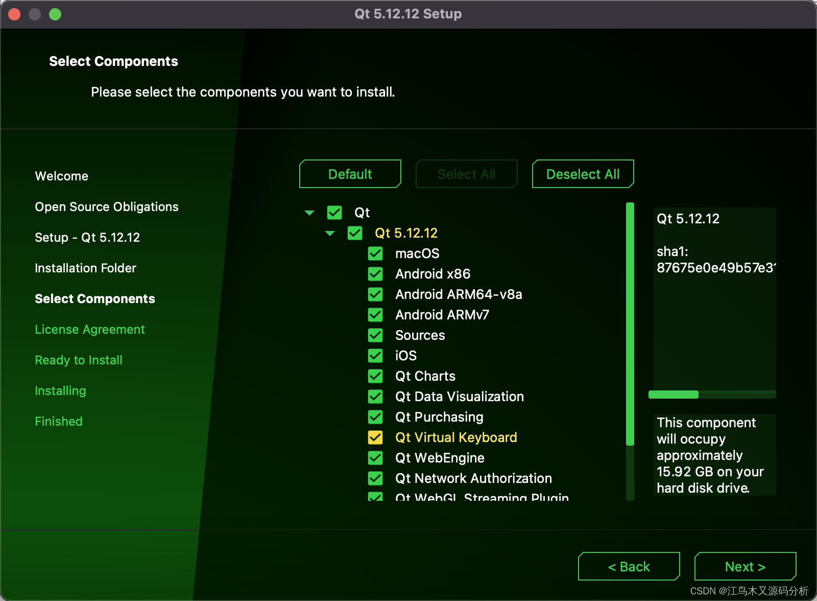 MAC系统QT5.12.12开发工具安装_qt-opensource-mac-x64-5.12.12.dmg-CSDN博客