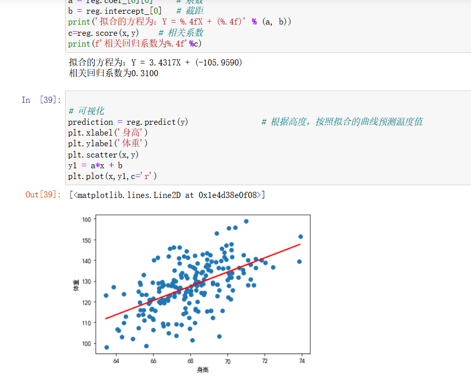 Excel和jupyter实现数据的线性回归woozi9600l²的博客 Csdn博客 