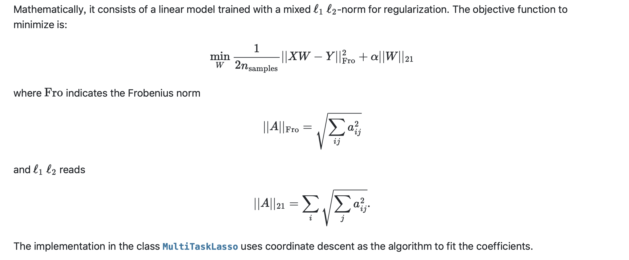 1.1.4. Multi-task Lasso（多任务 Lasso）（多任务学习）_多任务回归模型-CSDN博客