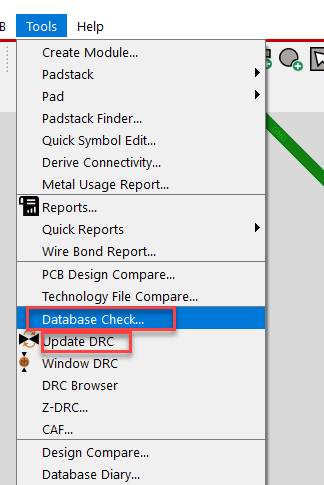 cadence SPB17.4 - allegro DRC检查-CSDN博客