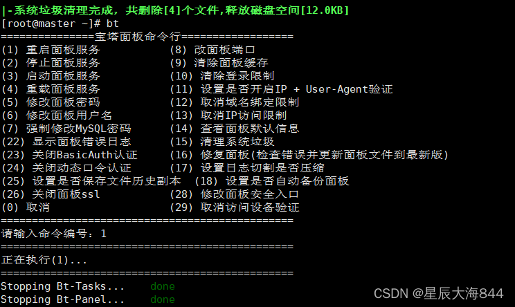 宝塔报错Error: BT-Panel service startup failed.-CSDN博客