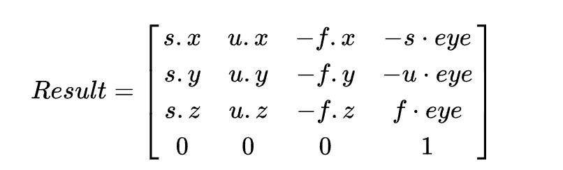 OpenGL模型变换，视图变换矩阵推导过程与glm::LookAt源码解析-CSDN博客