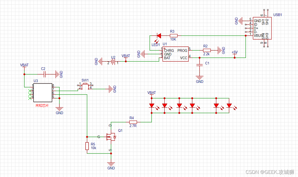 【电路分析】手机USB环形补光灯电路拆解分析_a2shb应用电路图-CSDN博客