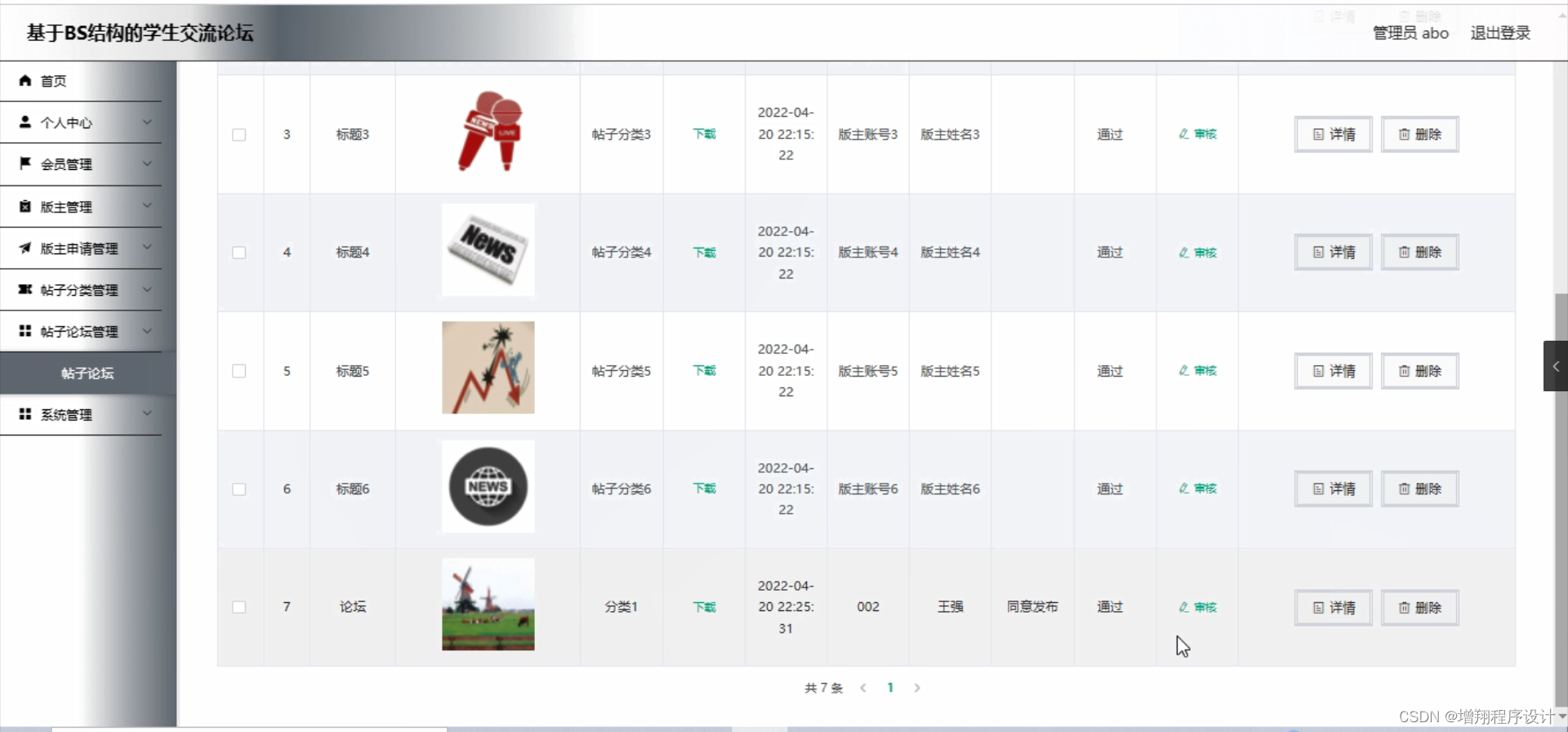 Java基于bs结构的学生交流论坛（开题源码） Csdn博客