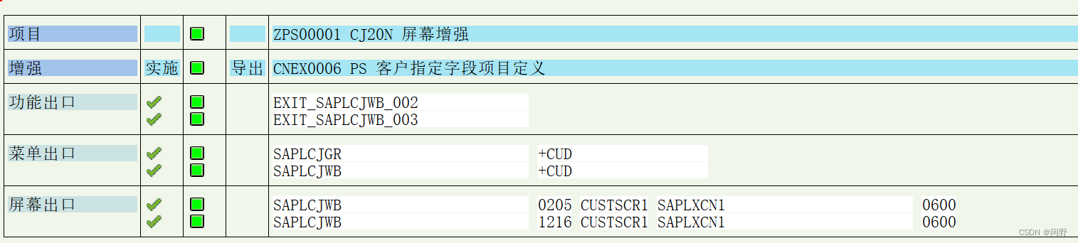 ABAP:增强篇-CJ20N屏幕增强_sap cj20n抬头屏幕增强-CSDN博客