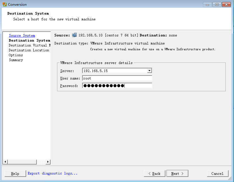使用vmware vcenter converter实现P2V(转linux)_linux p2v-CSDN博客