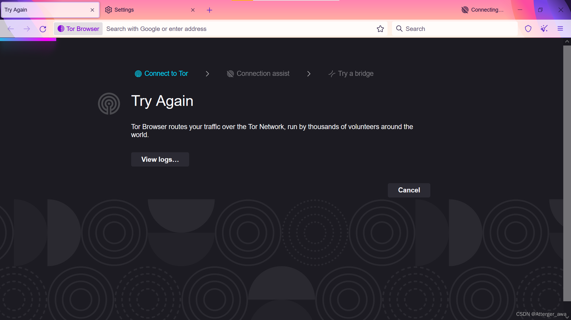 Tor浏览器卡在连接界面如何解决？_国内tor连接不上-CSDN博客