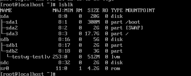 linux之观察磁盘分区状态（lsblk）-CSDN博客