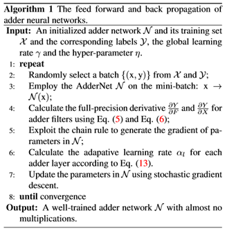 论文解读：AdderNet: Do We Really Need Multiplications in Deep Learning?-CSDN博客