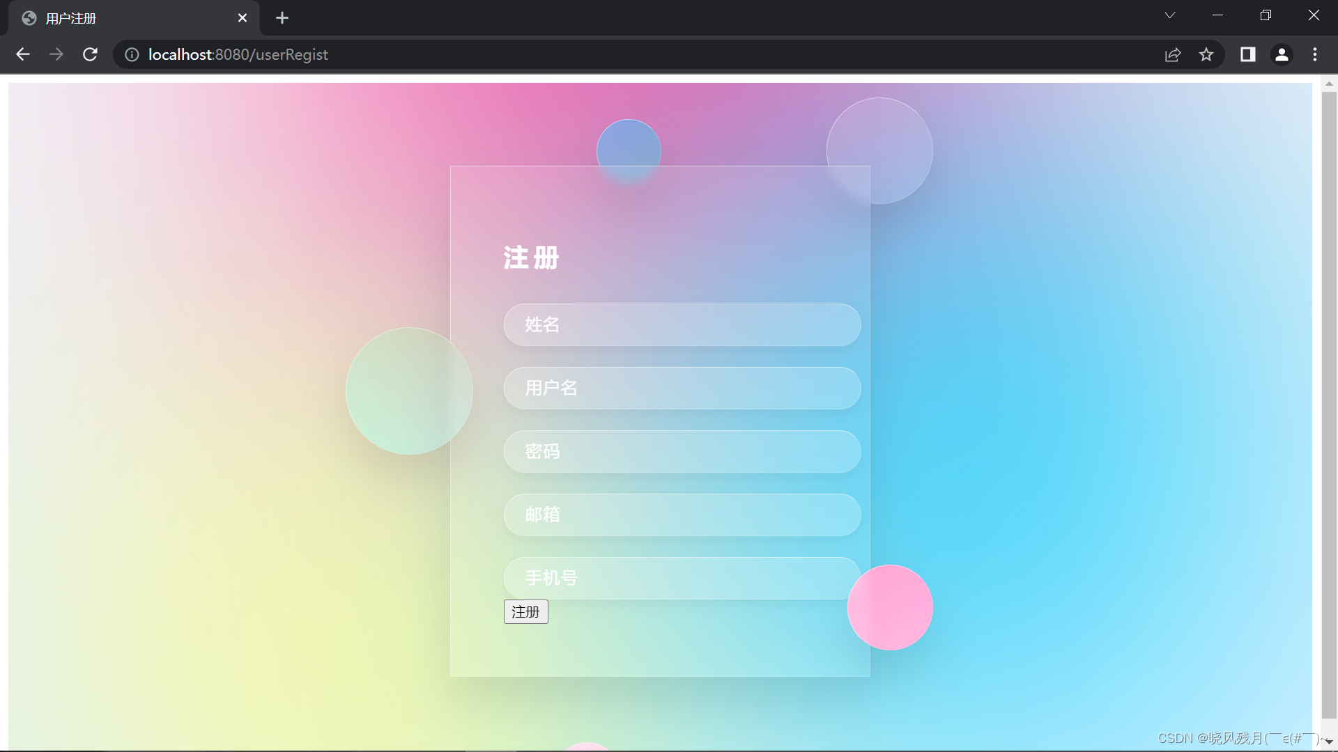 Springboot 中html的页面间跳转springboot跳转到html页面 Csdn博客 1029