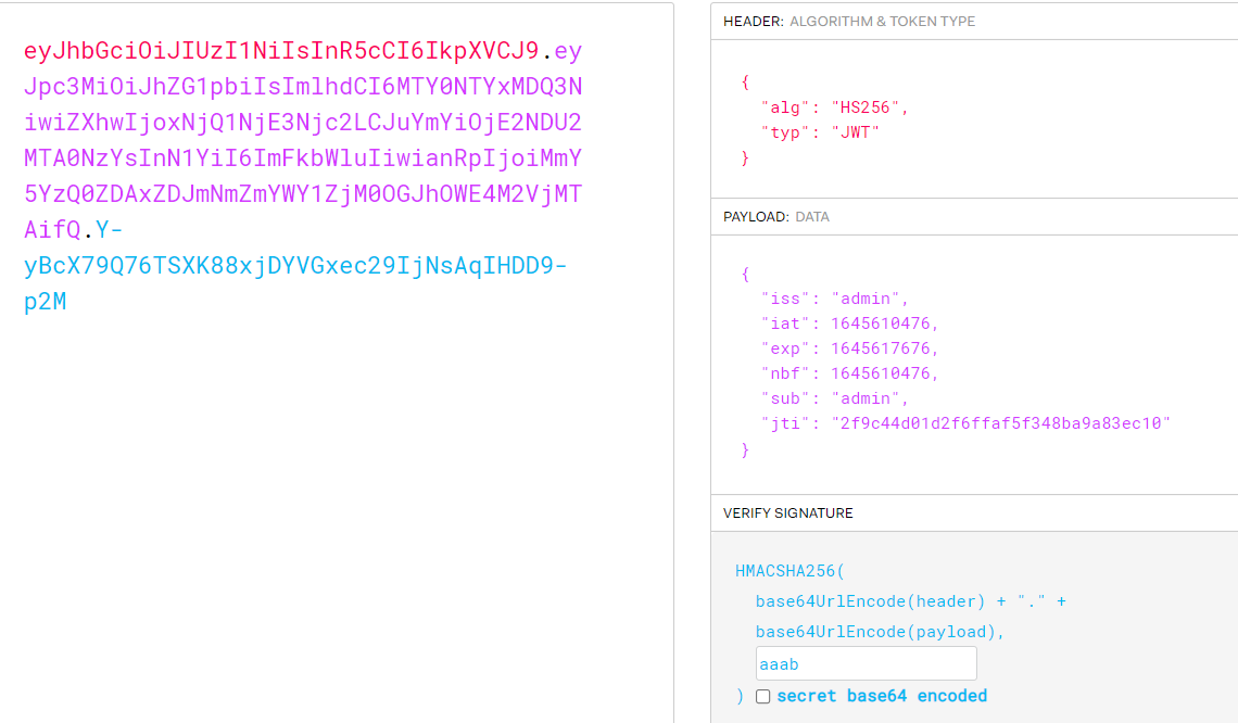ctfshow web入门 JWT_ctfshow jwt-CSDN博客