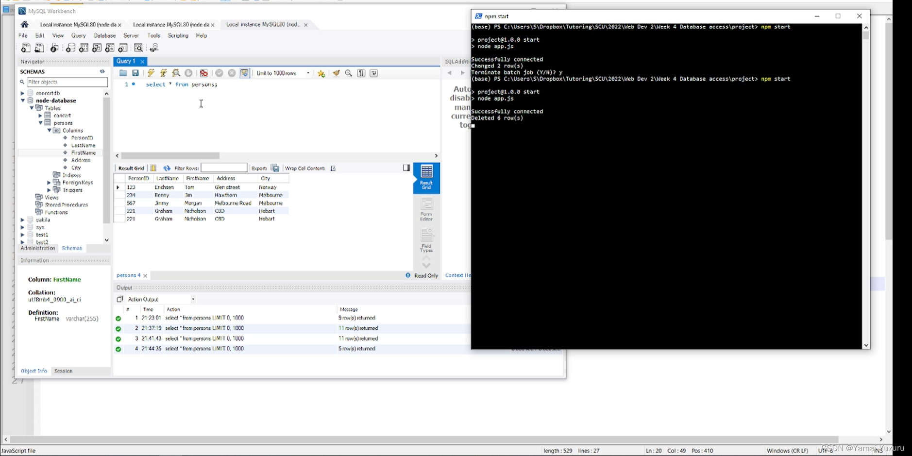 Web 使用nodejs连接mysqlnodejswebsocketsmysql Csdn博客