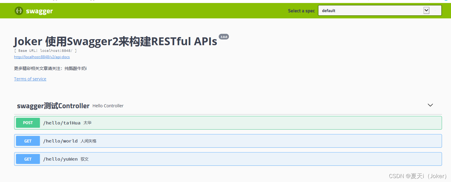 Springboot 集成swagger基本配置springboot配置swagger Csdn博客