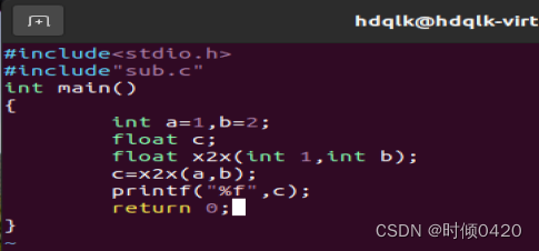 ubuntu系统下用c语言简单编写helloworld和简单主/子程序以及Makefile的应用_ubuntu编写helloworld-CSDN博客