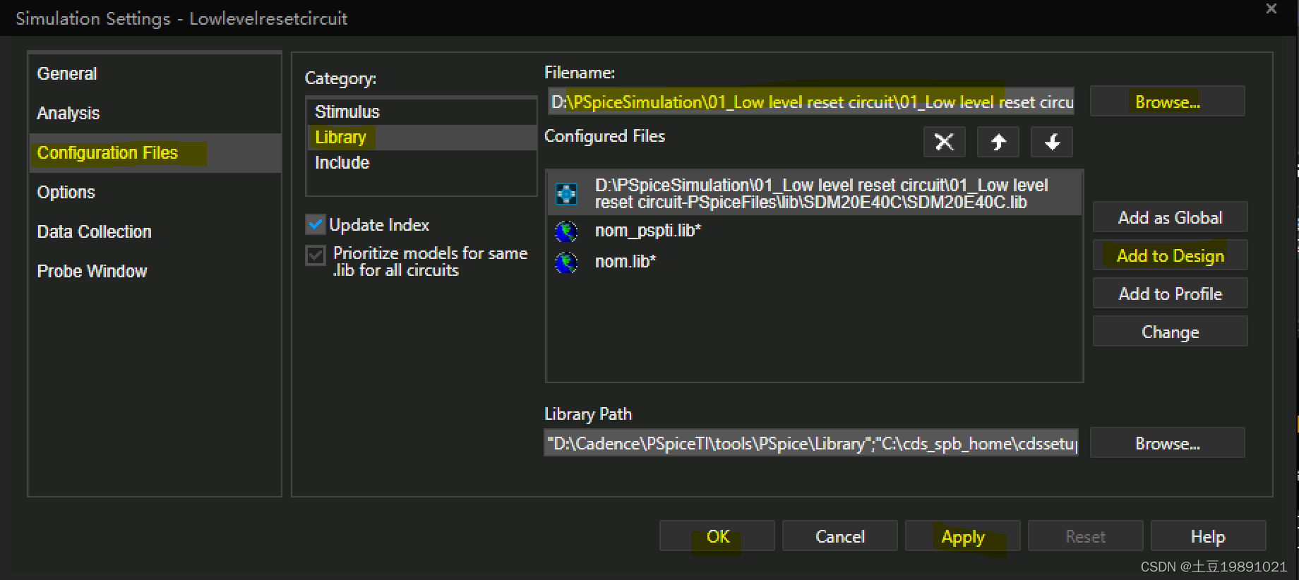 简记_PSpice仿真软件学习笔记（一）-CSDN博客