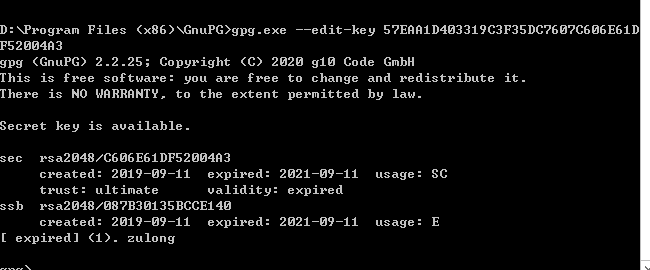 GPG命令_gpg.exe-CSDN博客
