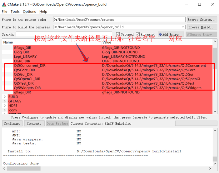 Windows 10 下 Qt 配置 OpenCV 的 C++ 环境（MinGW）_qt5.14 百度网盘-CSDN博客