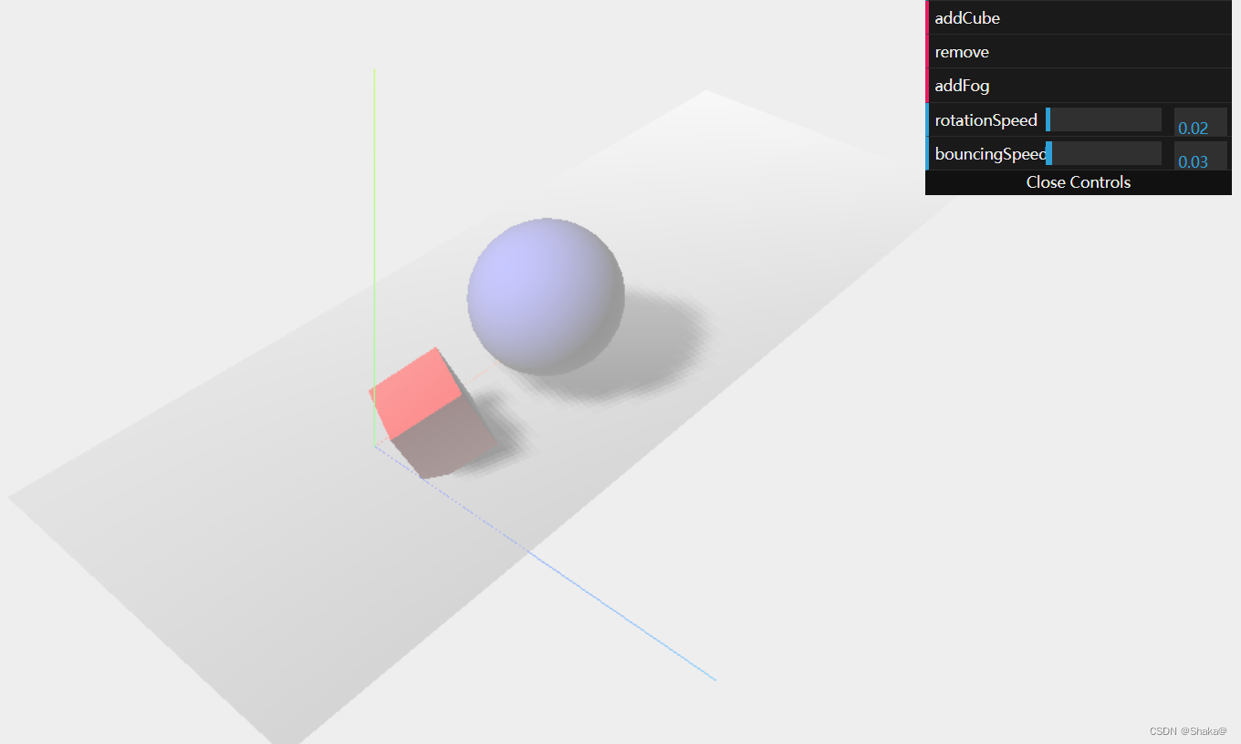 three.js+vue3+vite教学（六、雾化、材质更换、常见几何体）_three雾化效果-CSDN博客