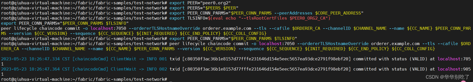 阅读deoloyccsh脚本,完成hyperledger Fabric中chaincode的安装与验证22怎样使用networksh Deploycc 部署已经打包好的链码 Csdn博客