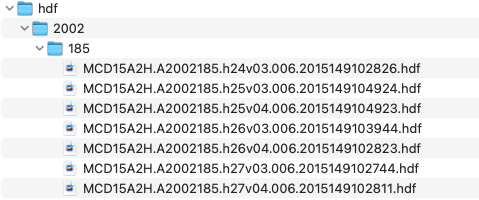MODIS数据之HEG拼接重采样批处理(Python_MacOS)_python处理mod15a2h数据-CSDN博客