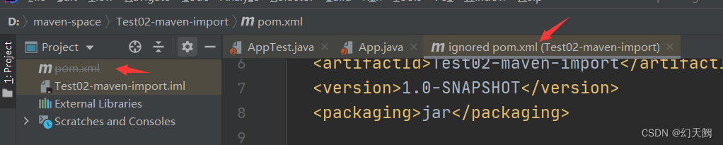 IDEA里Maven中的pom.xml变成灰色且带有一根横线怎么解决，保姆级教学！_pom文件变成灰色删除线-CSDN博客