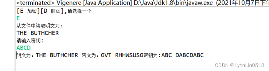 Java实现凯撒密码、维吉尼亚密码、双换位密码、RC4算法加密-CSDN博客