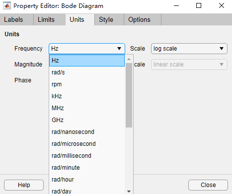 [超简单]Matlab Bode图横坐标改为Hz的方法_matlab bode 横坐标为hz-CSDN博客