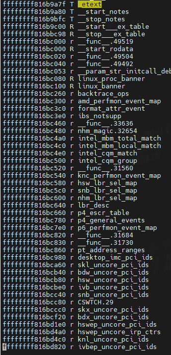 Linux 内核段符号简介_内核符号表中的t-CSDN博客
