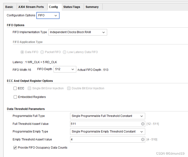 适用于AXI-Stream接口的Xilinx FIFO IP核_fifo generator axi stream-CSDN博客