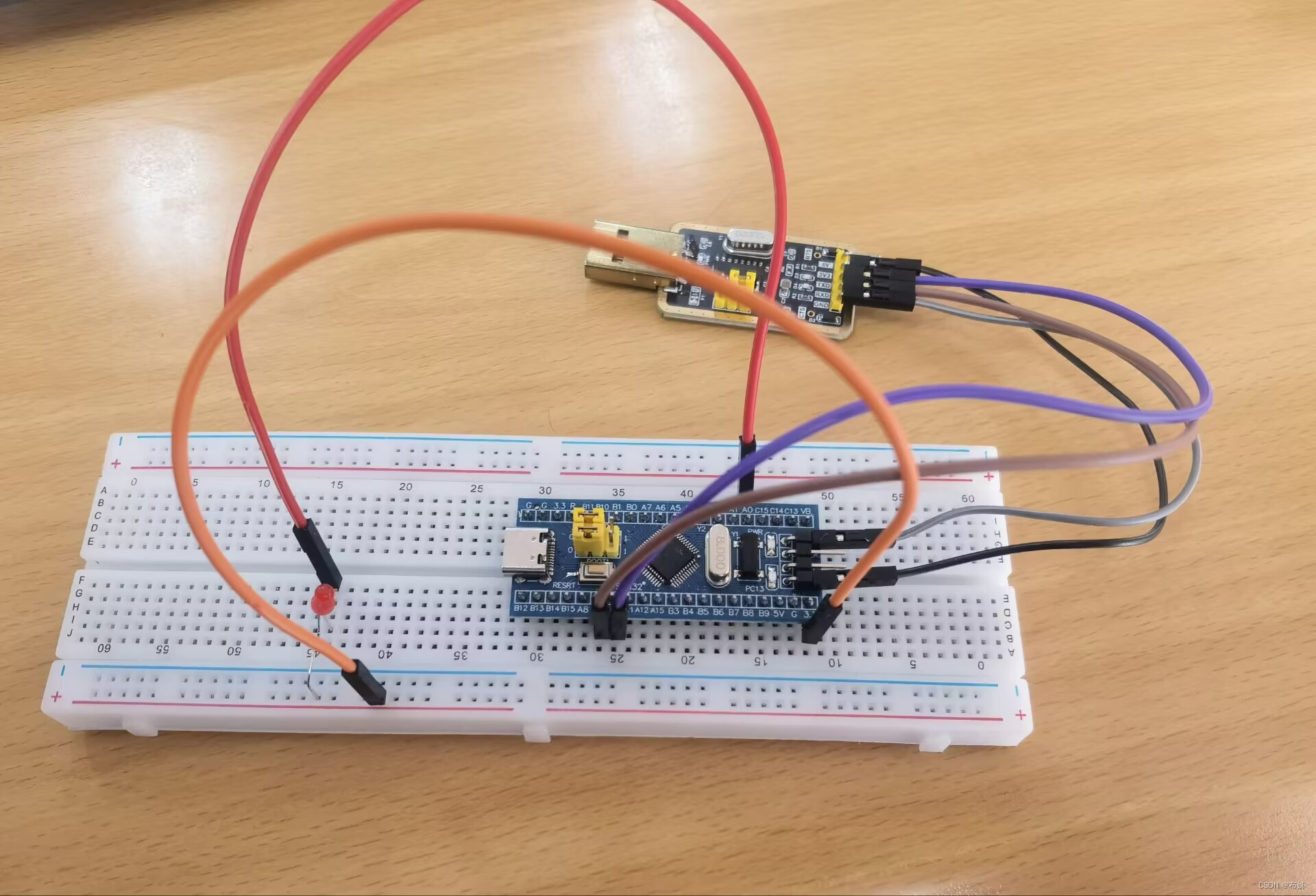第8-9周作业--定时器&PWM应用编程_1、(基本任务)利用tim2-ch2通道输出一个pwm波,连接到led灯上,实现呼吸灯的效-CSDN博客