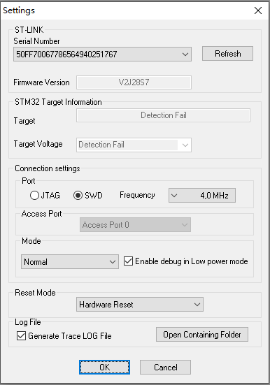 ST-link Utility Can not connect to target 链接不上 解决方法-CSDN博客