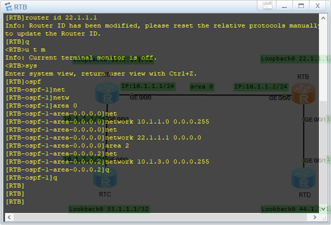 华为[ENSP]OSPF的配置实例（单区域+多区域）_华为交换机ospf配置实例-CSDN博客