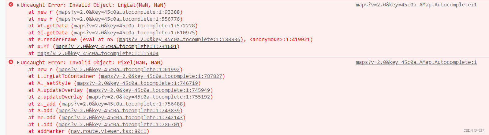 高德地图 react-amap LngLat(NaN, NaN) 报错-CSDN博客