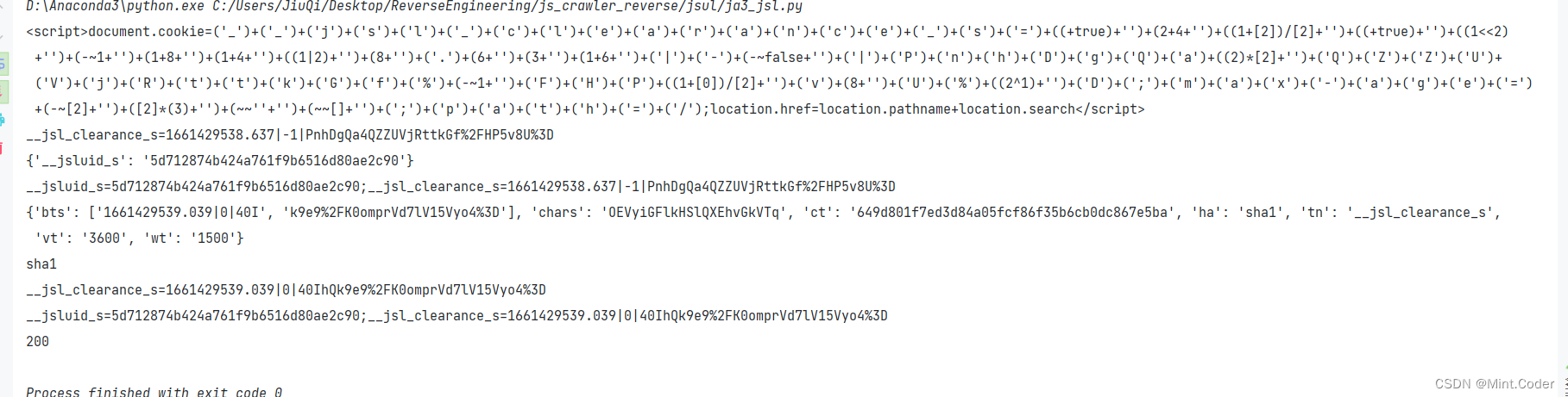 超防 Ja3加速乐三种加密(md5sha1sha256) 实战(python爬虫js逆向)python Error Bad Ecpoint Csdn博客