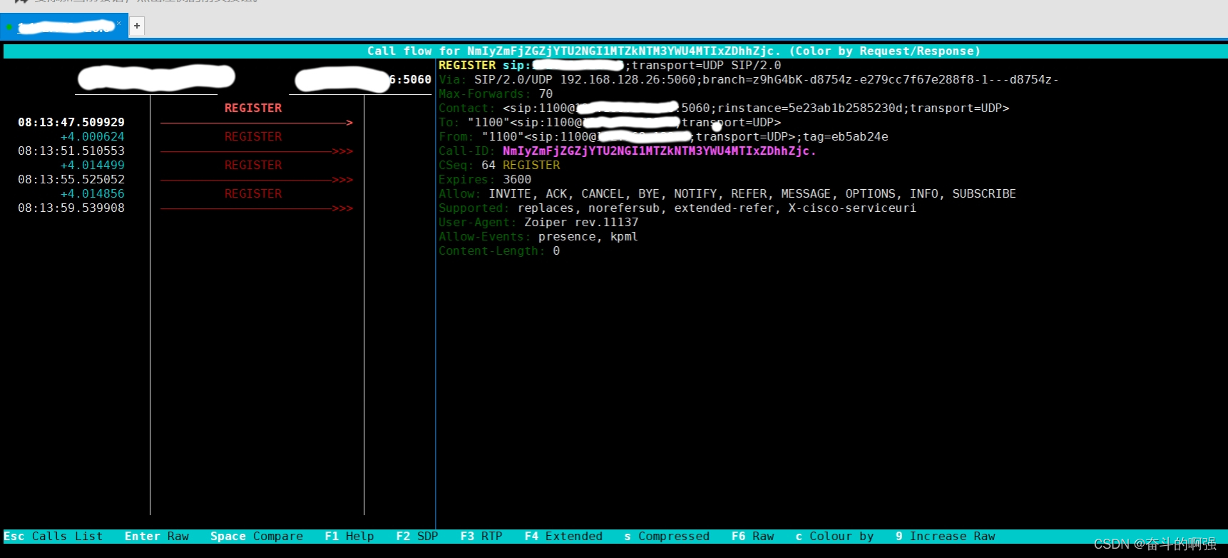 sip电话注册失败问题解决心得总结_sip注册失败-CSDN博客