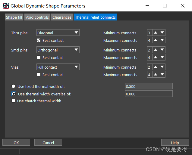 cadence17.4在allrgro中设置花焊盘（十字焊盘）_cadence修改十字花焊盘-CSDN博客