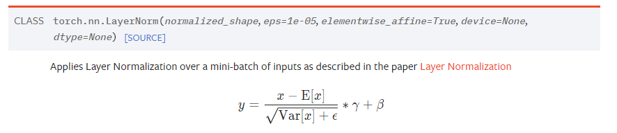 torch中的LayerNorm参数解释以及自定义_torch layernorm-CSDN博客