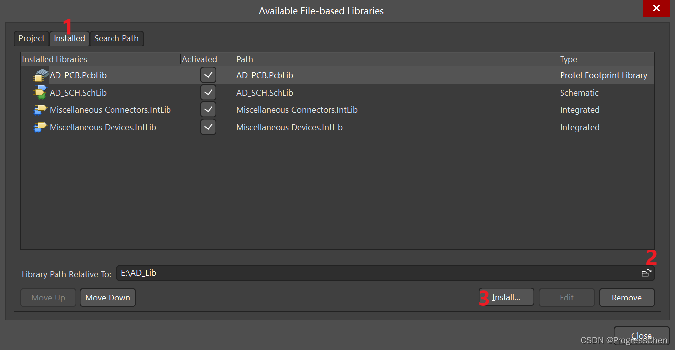Altium Designer23更新后自带库消失解决方法_ad自带的库没了怎么回来-CSDN博客