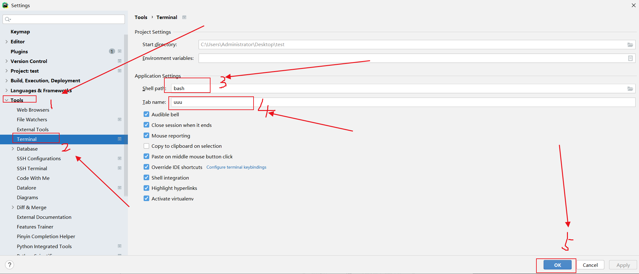 pycharm更改terminal终端 把windows终端改成wsl的_pycharm怎么改终端-CSDN博客
