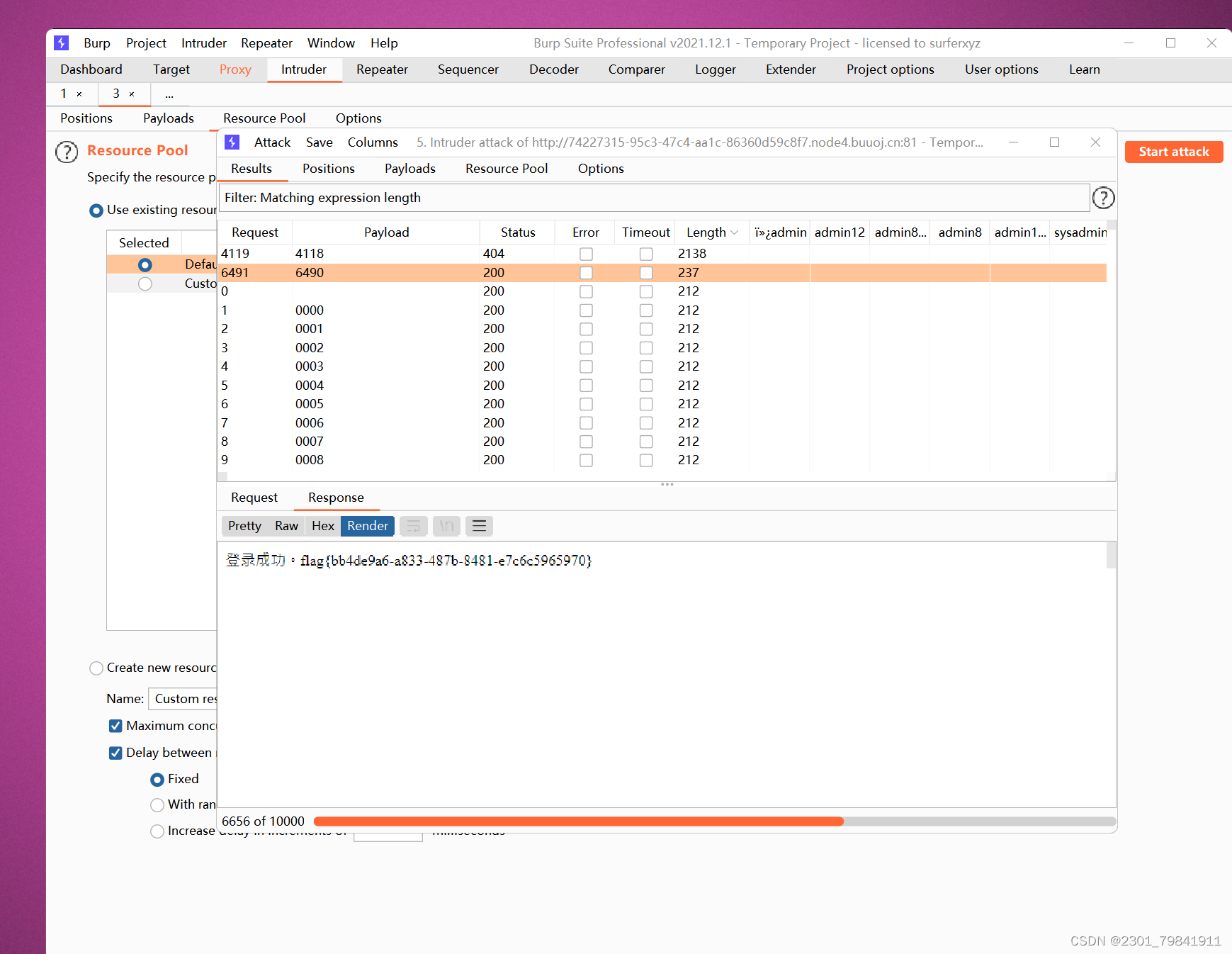 熟悉burp的使用（抓包改包,熟悉爆破模块）：BUUCTF -＞ Web [极客大挑战 2019]Http & BUUCTF -＞ Basic -＞ BUU BRUTE 1_basic极客大 ...