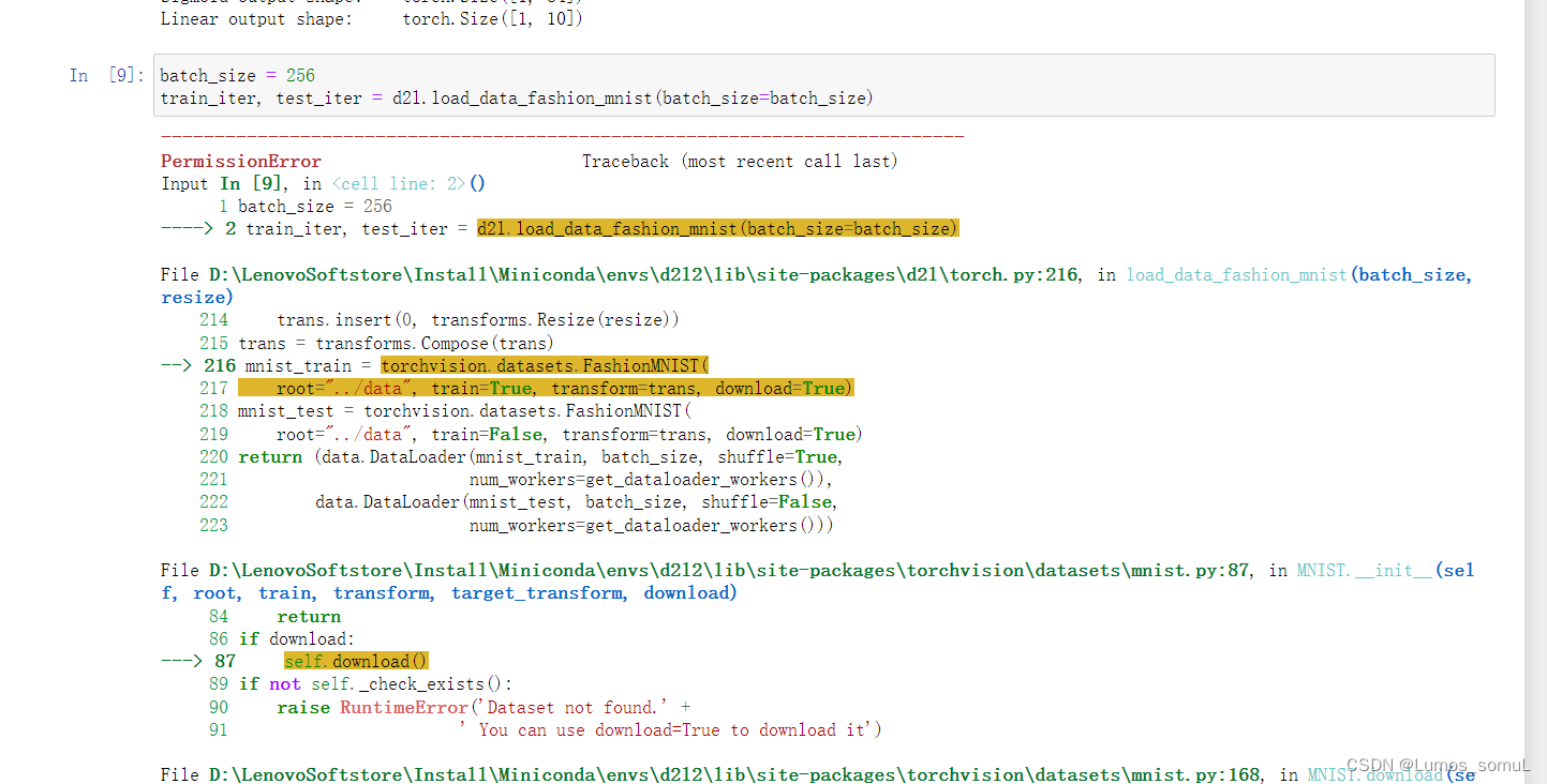 运行jupyter Notebook 时出现permissionerror [winerror 5] 拒绝访问。 ‘ Data‘ Jupyter Notebook拒绝访问 Lumos