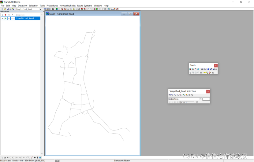 交通规划——基于TransCAD的线性参照和动态分段流程实现_transcad6.0安装教程-CSDN博客