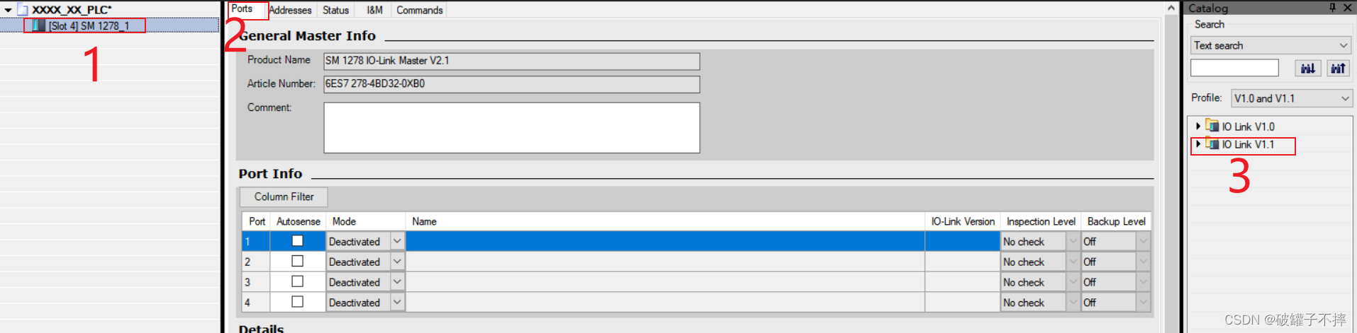 西门子IO_link相关模块，IODD和库文件的安装及使用步骤_sm1278-CSDN博客
