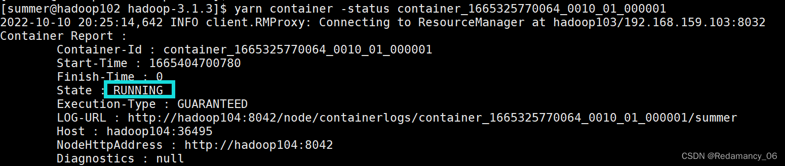 HadoopYarn常用命令、yarn application查看任务、yarn logs查看日志、yarn applicationattempt查看尝试运行的任务、查看容器、Yarn生产环境 ...