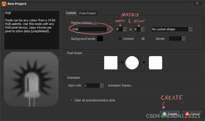 LED Matrix Studio使用简易教程-CSDN博客