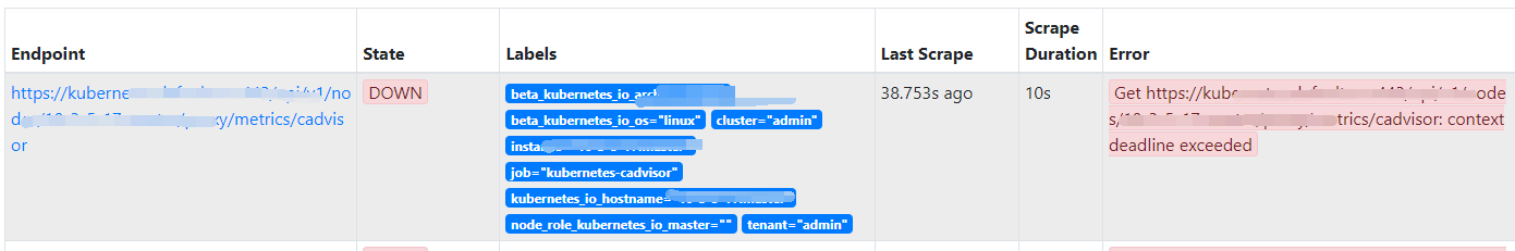 prometheus采集节点报context deadline exceeded_prometheus context deadline exceeded-CSDN博客