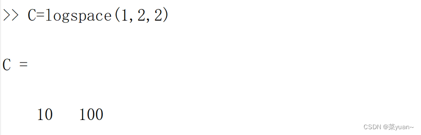 MATLAB 基础笔记(一):数组的生成_matlab生成数组-CSDN博客