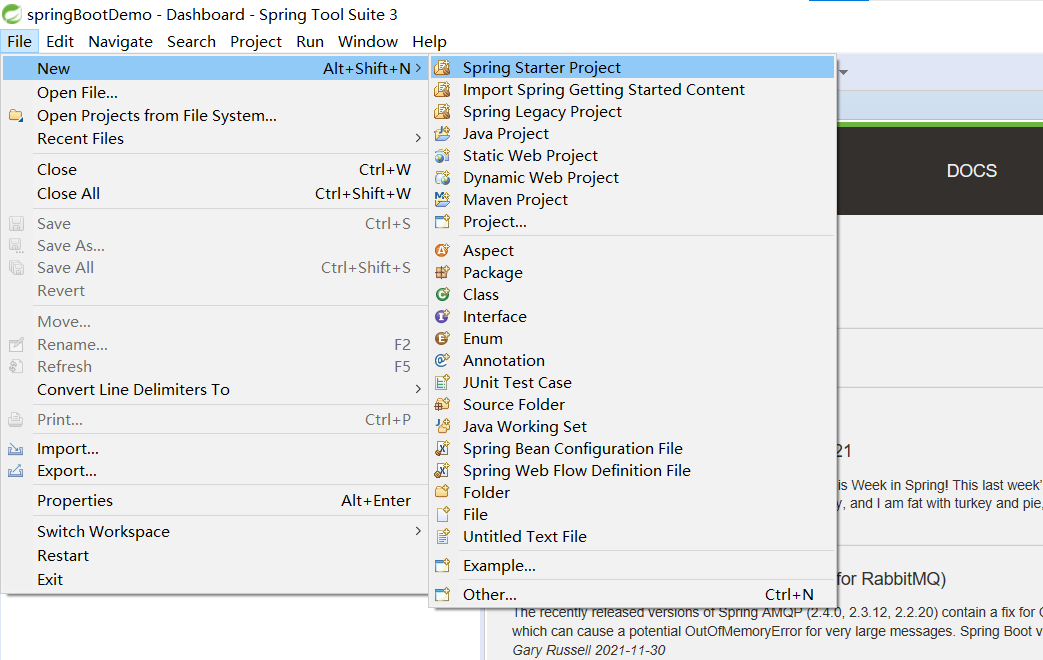 STS（Spring Tool Suite）与 idea 创建SpringBoot项目_idea spring tool suite-CSDN博客