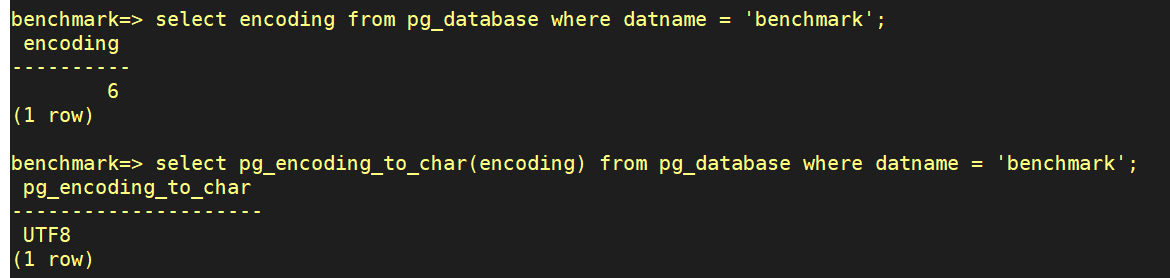 PostgreSQL 查询某个库的字符编码_pgsql 查看编码-CSDN博客