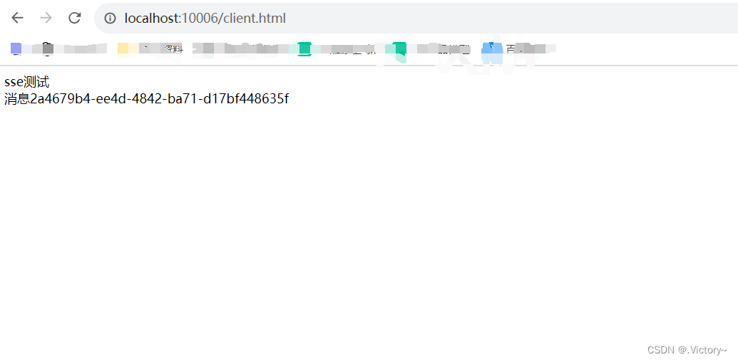 Server Sent Eventssse整合springboot服务端向客户端消息推送轻量化方案（详细）springboot Sse Csdn博客